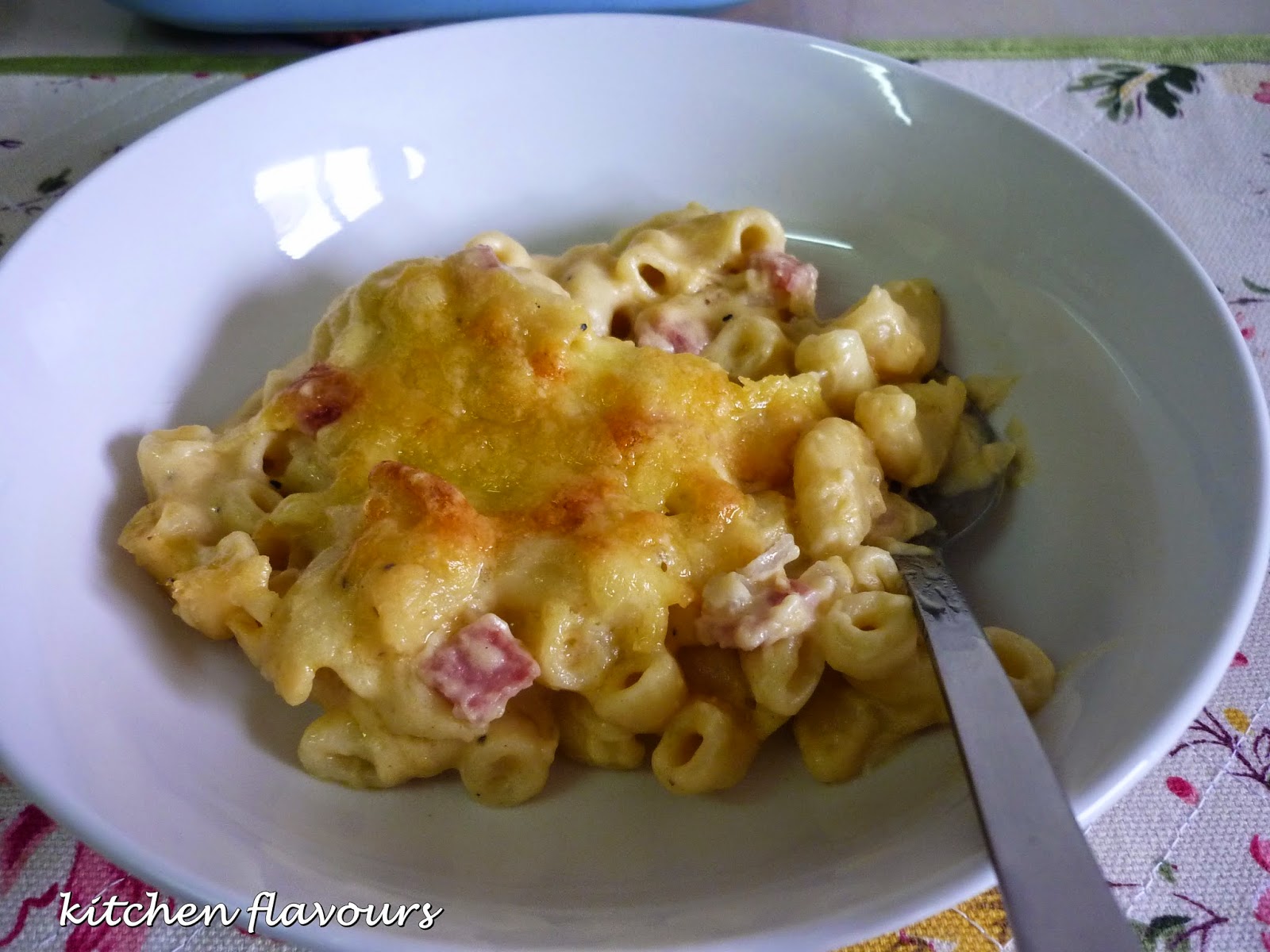 kitchen flavours: Macaroni Cheese : Bake-Along #66