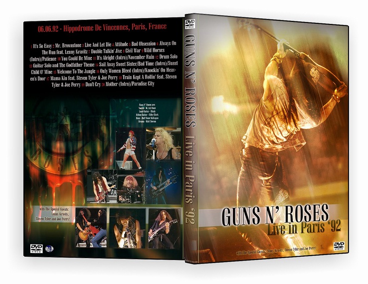 Danger Rock Bootlegs: GUNS'N ROSES - Live in Paris 1992