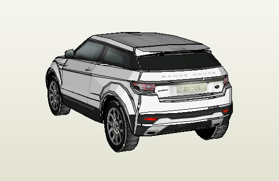 Best PaperCraft Car Template.