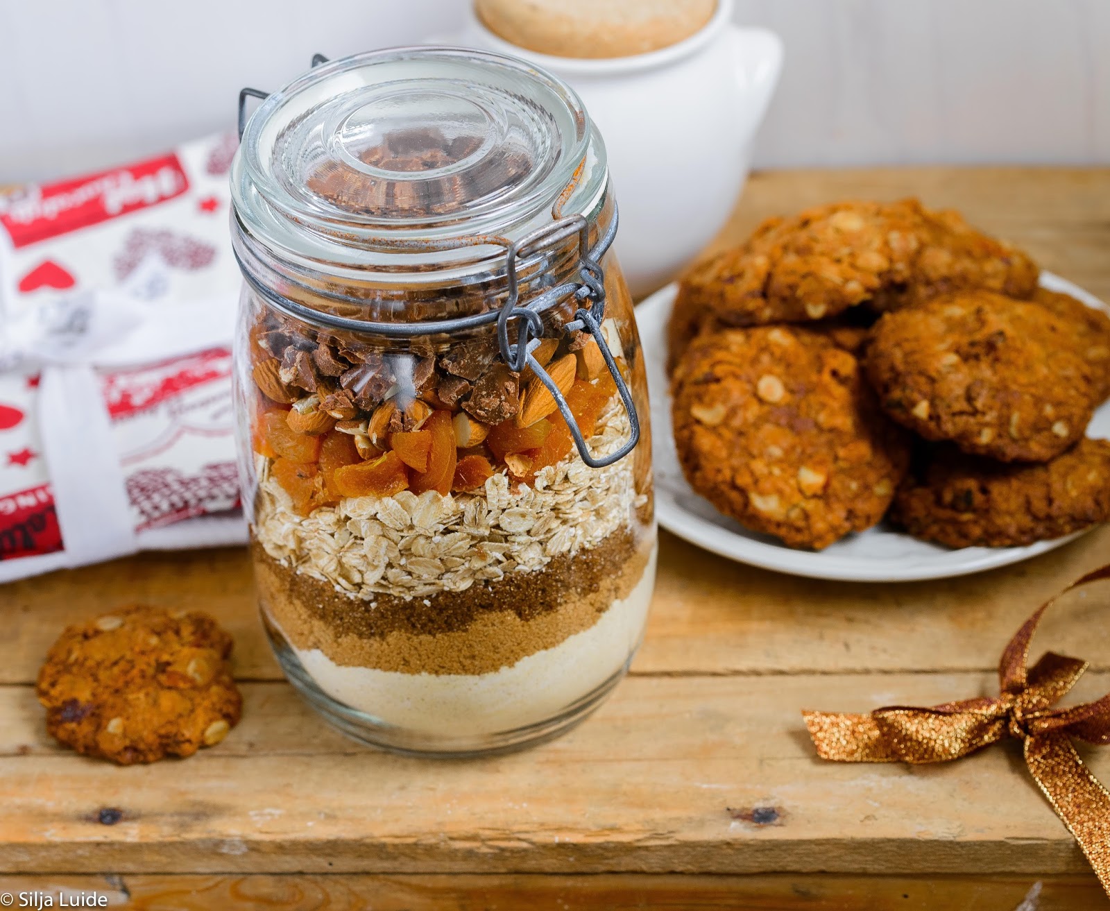 Silja, Food & Paris: Šokolaadi-pähkliküpsiste segu purgis - isetehtud ...