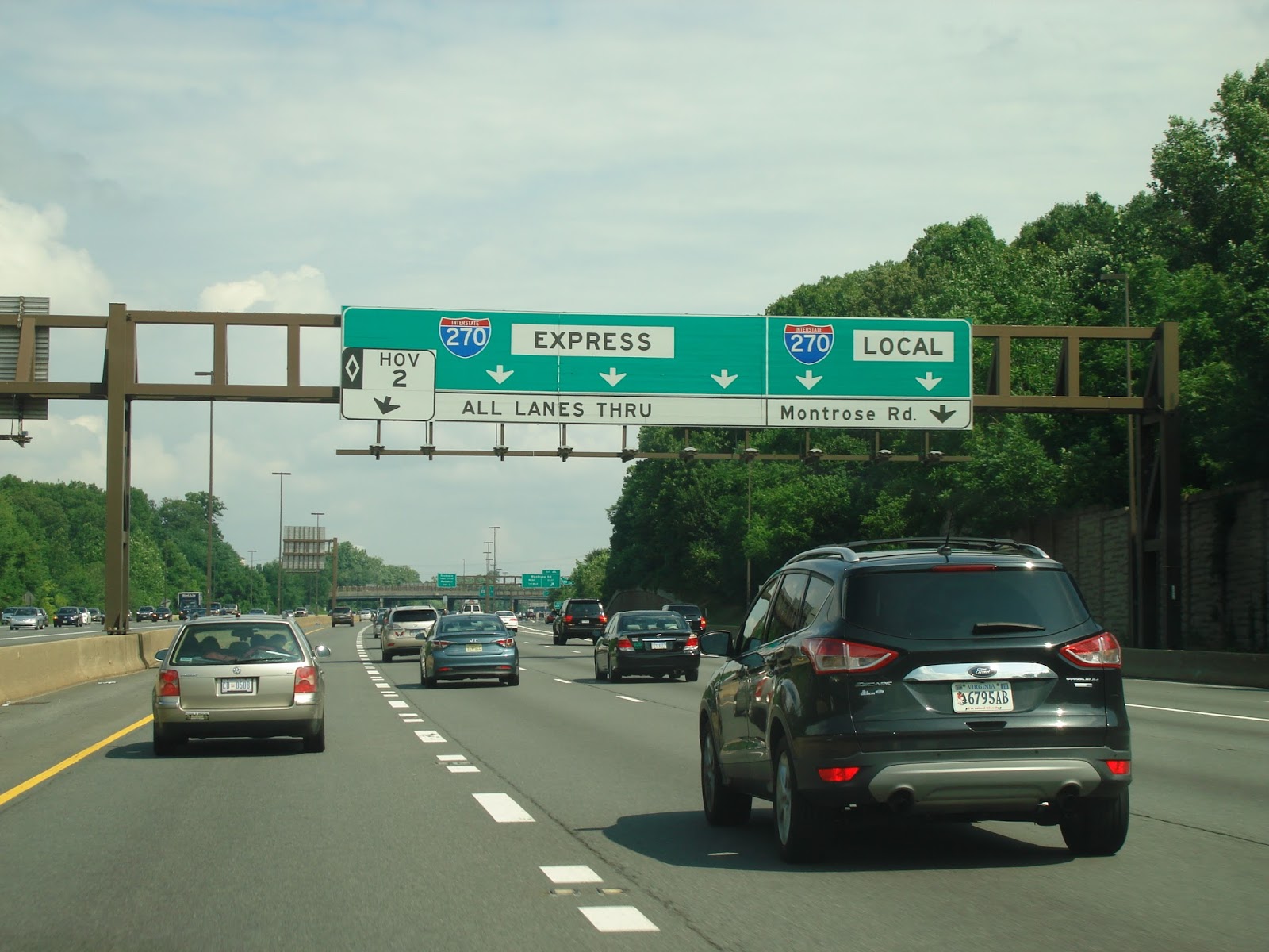 Luke's Signs: Interstate 495, Rt. 355, & I-270 - Bethesda, MD