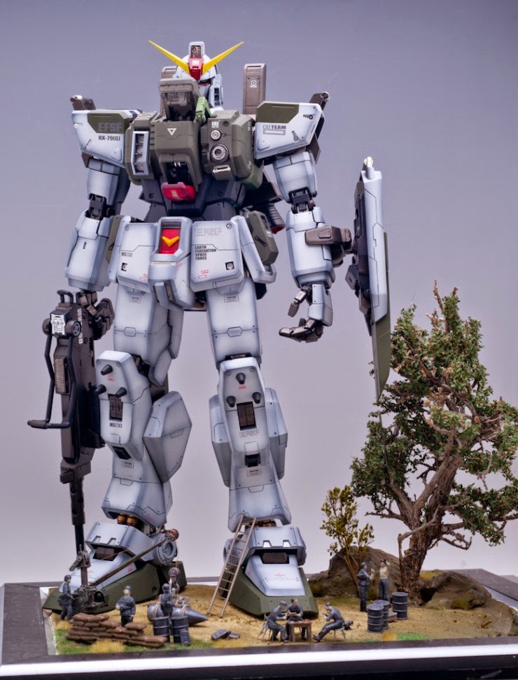 Custom Build: Neo Grade 1/60 RX-79[G] Gundam Ground Type with Diorama