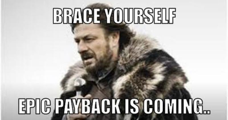 M.E Foggy Dog - Adventurer and Globetrotter!: 'Payback' or Post ...