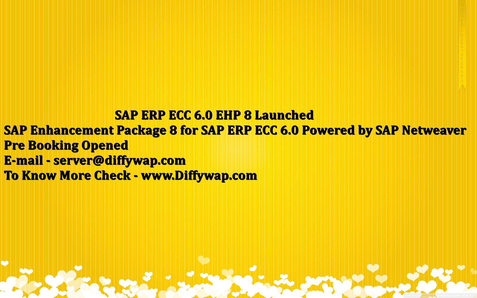 SAP ERP ECC 6.0 EHP 8 Launched SAP Enhancement Package 8 for SAP ERP ...