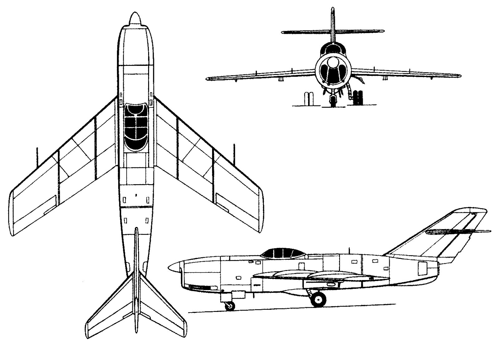 Airplanes in the skies + FAF history: Lavochkin La-200