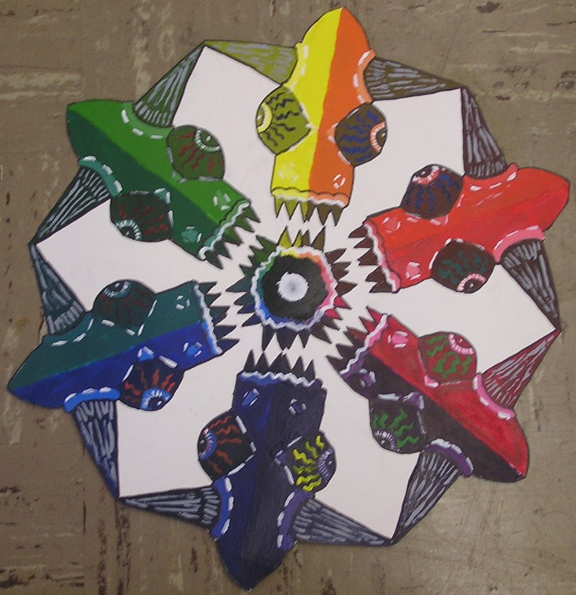 Splatters and Smudges: Color Wheel Mandalas (2008)