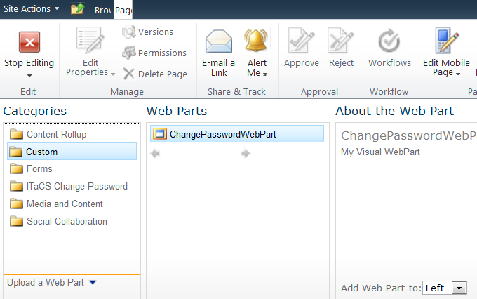 SharePoint Tips N Tricks 4 Newbie: Change ADS Password Webpart