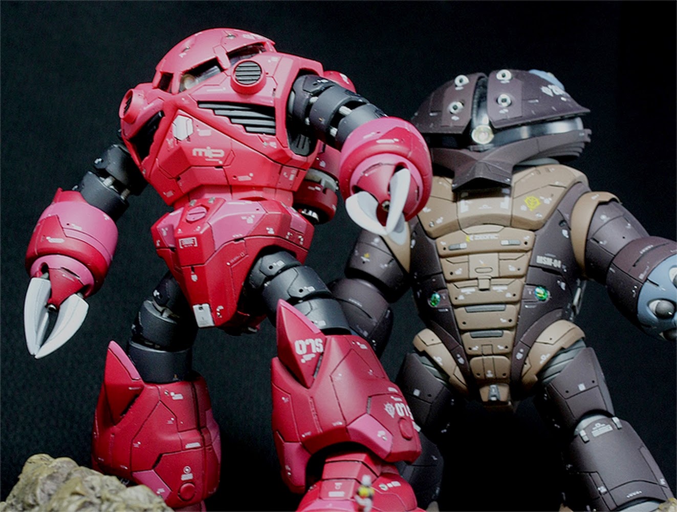 Custom Build: HGUC 1/144 Z'Gok and Acguy Real Grade Detailing