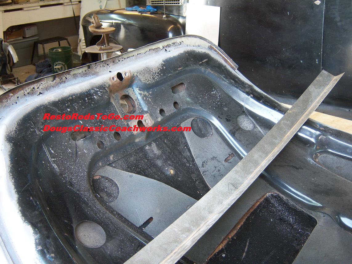1941 Cadillac Convertible rust repair sheet metal reconstruction ...