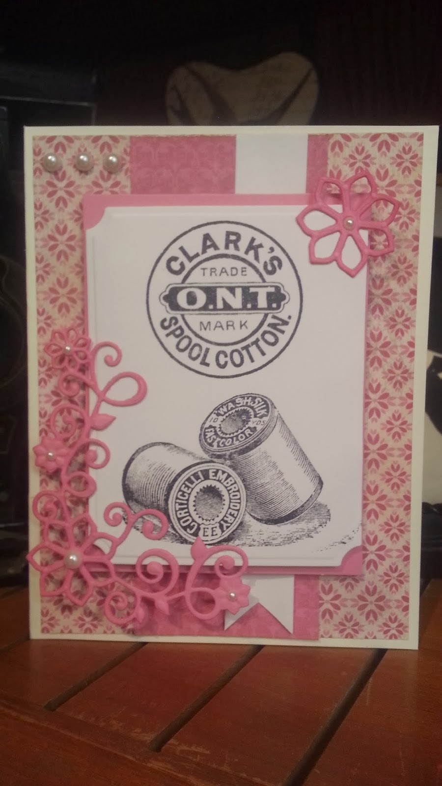 Ken's World in Progress: Handmade Vintage Style Card