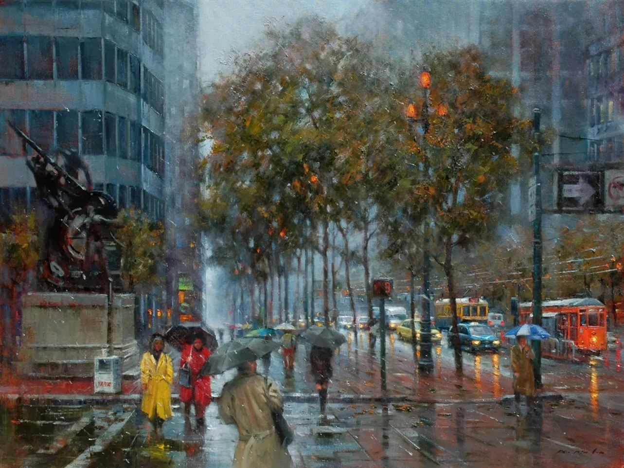 Po Pin Lin, 1970 ~ Impressionist Cityscape painter | Tutt'Art ...