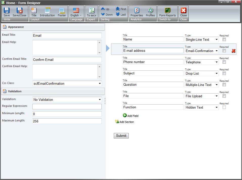 Sitecore Solutions: Web Forms for Marketers – Email confirmation