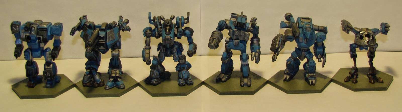 Painting White: Alpha Strike - Hansen's Roughriders Mechs