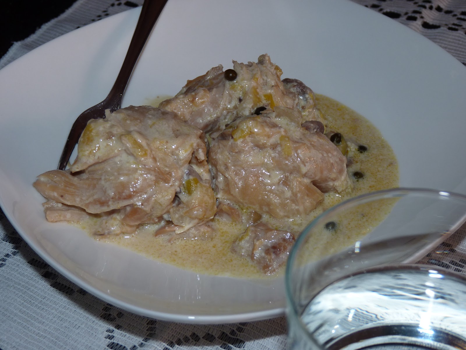 Pollo a la pimienta verde | Mi recetario de cocina