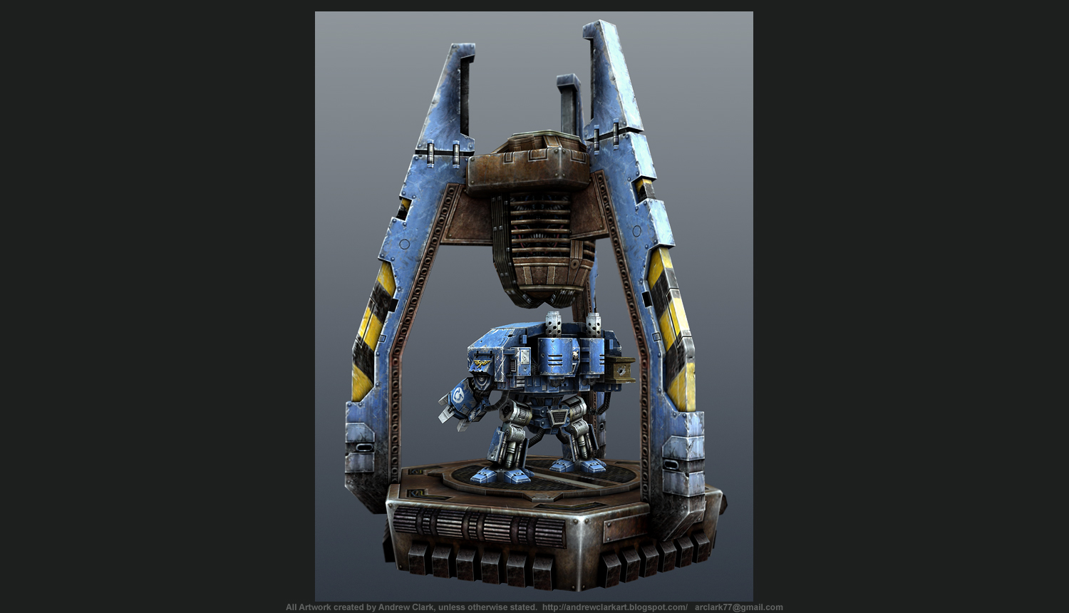 30Kplus40K: Horus Heresy Review - Legion Dreadnought Drop Pod