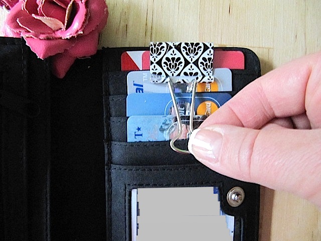 Sew Many Ways...: Tool Time Tuesday...Binder Clip For Your Wallet