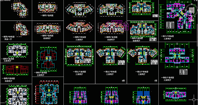 Download Gambar Kerja Gedung DWG Gratis - BLOG ANAK TEKNIK