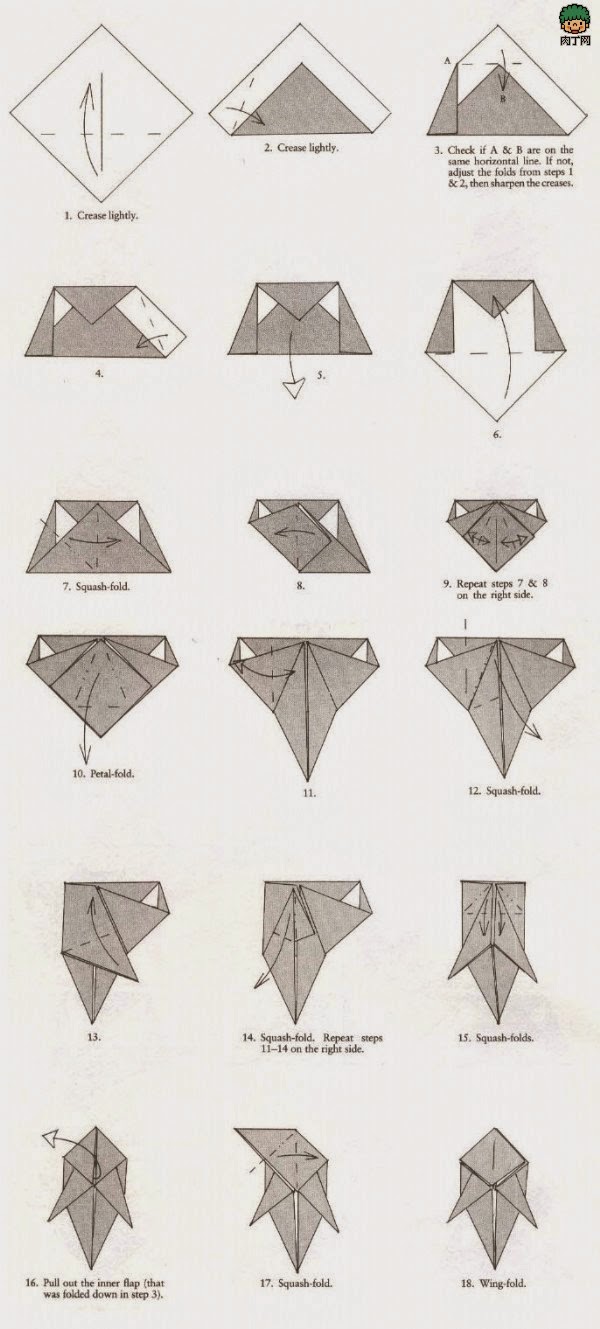 origami kangaroo instructions ~ easy origami instructions for kids crafts