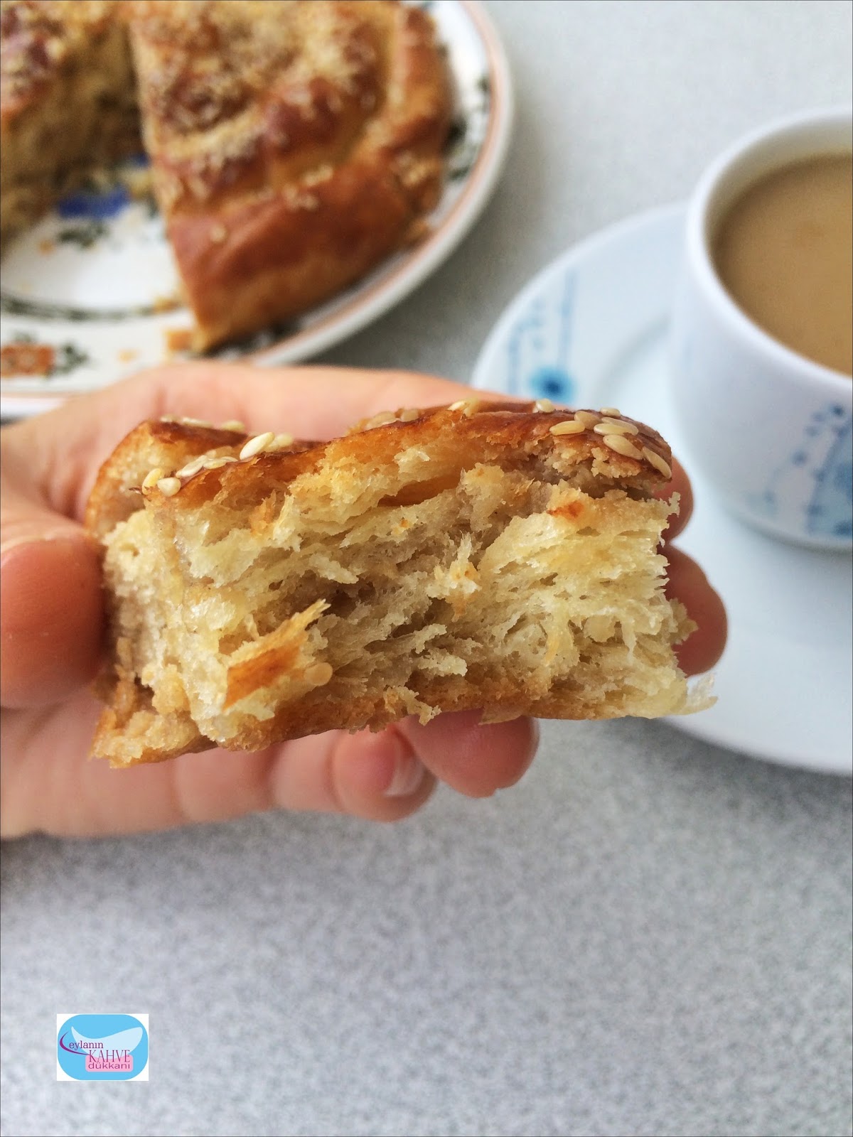 Tereyağlı Tahinli Çörek | Leyla'nın Kahve Dükkanı