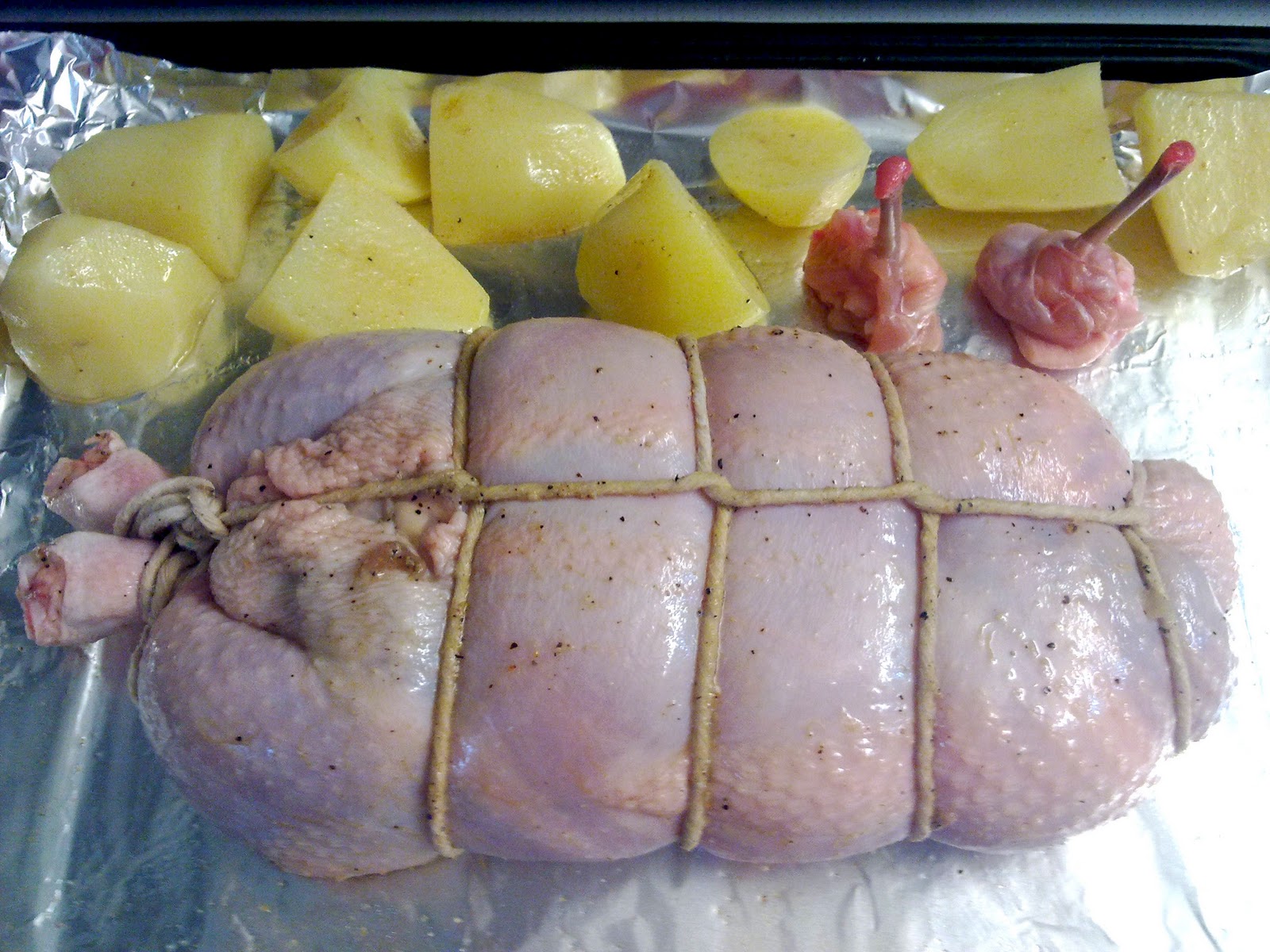 Coming Soon Lah!: Chicken Ballotine (Stuffed Baked Boneless Chicken)