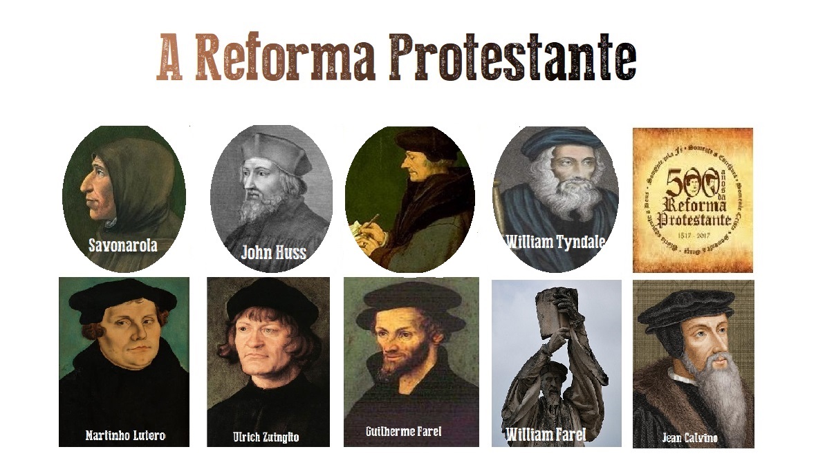 Faculdade de Ciências e Teologia Eclética: Relação dos Reformadores