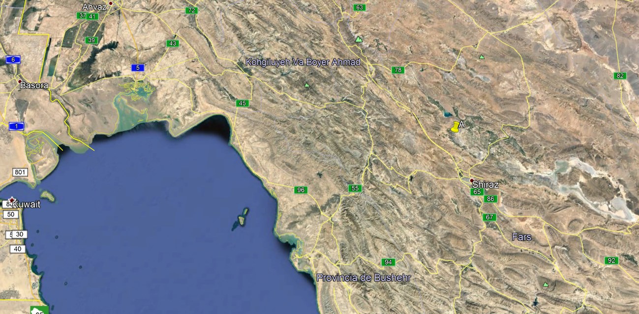 ArqueoLugares: ANSHAN. Tepe Malyan prox. Shams Abad. Shiraz. Irán.