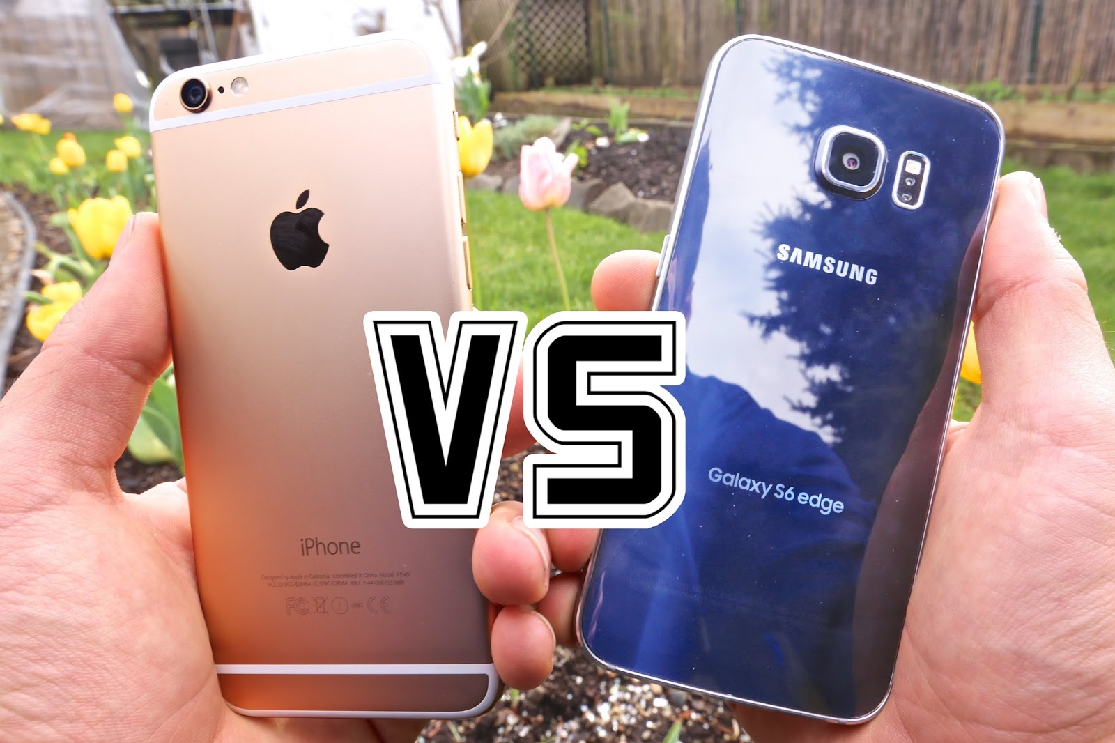electronic devices: Galaxy S6 vs iPhone 6s