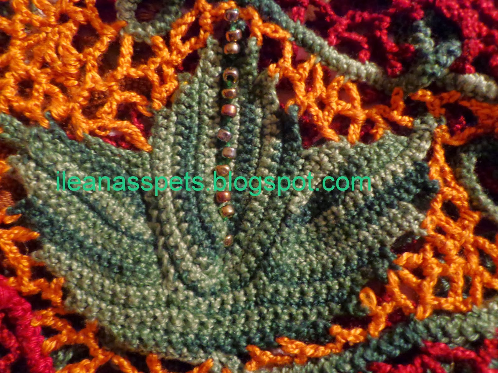 Ileanas Lace: virkad blad-frunze crosetate