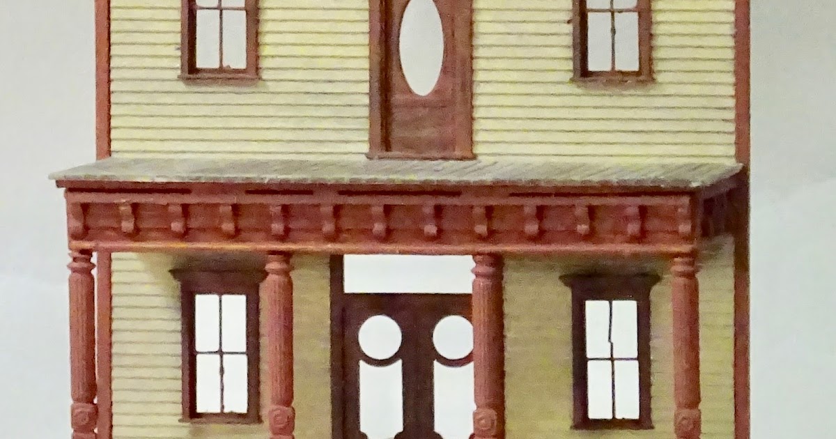 Model Railroad Minutiae: Victorian house model start