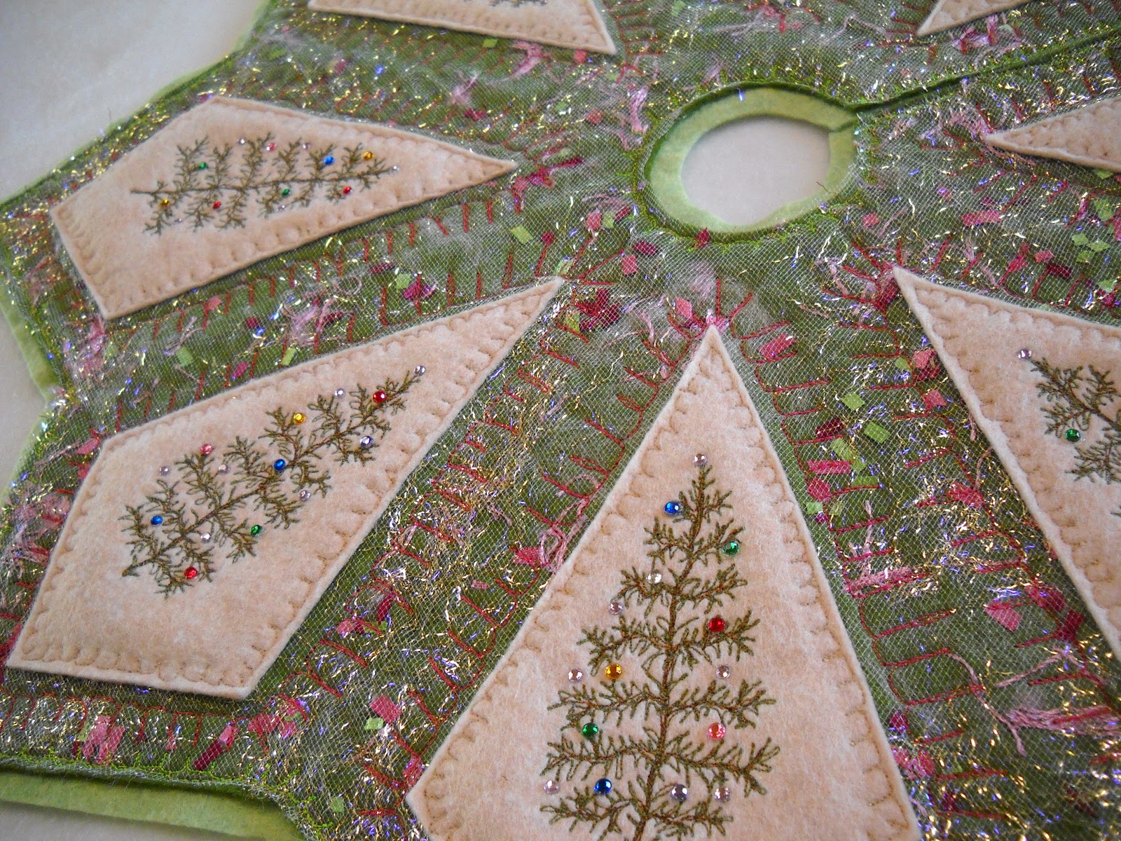 Julies Creative Ideas My Little Forest Christmas Tree Skirt