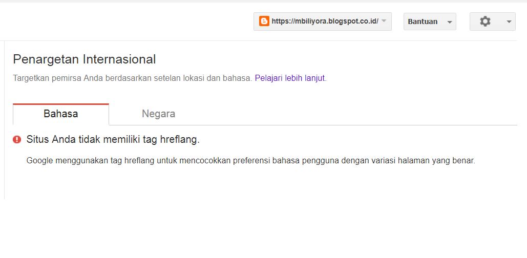 Cara membuat Tag Hraflang Blogger Yang Tidak Terdeteksi Di Google Webmaster