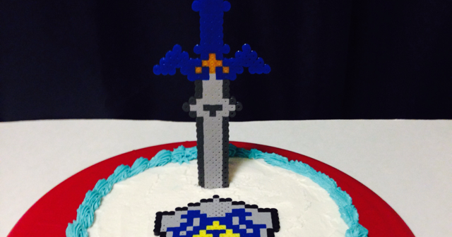The Girl Gamer: 8-Bit Art: Legend of Zelda Master Sword and Hyrulian ...