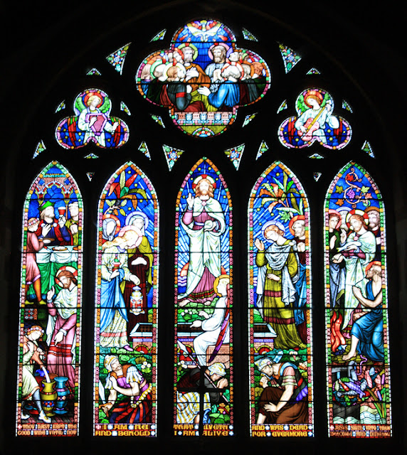 Grave Mistakes: The splendid East Window by Preedy, installed in 1864.