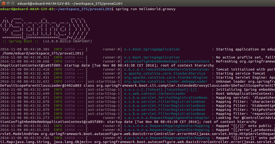 Informatica Dantesca: Spring Boot CLI