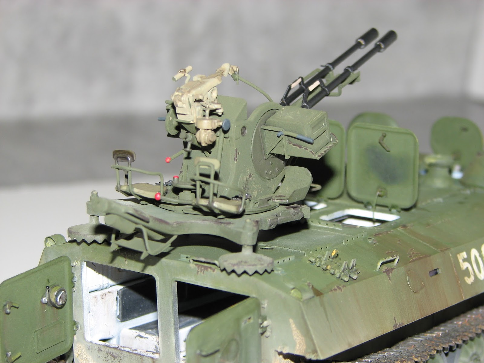 My Models: SKIF 1/35 MT-LB with ZU-23-2
