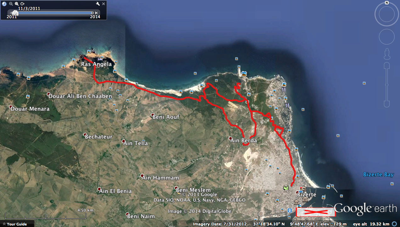 Outdoor Adventures in Tunisia: Mountain biking: Bizerte to Ras Angela
