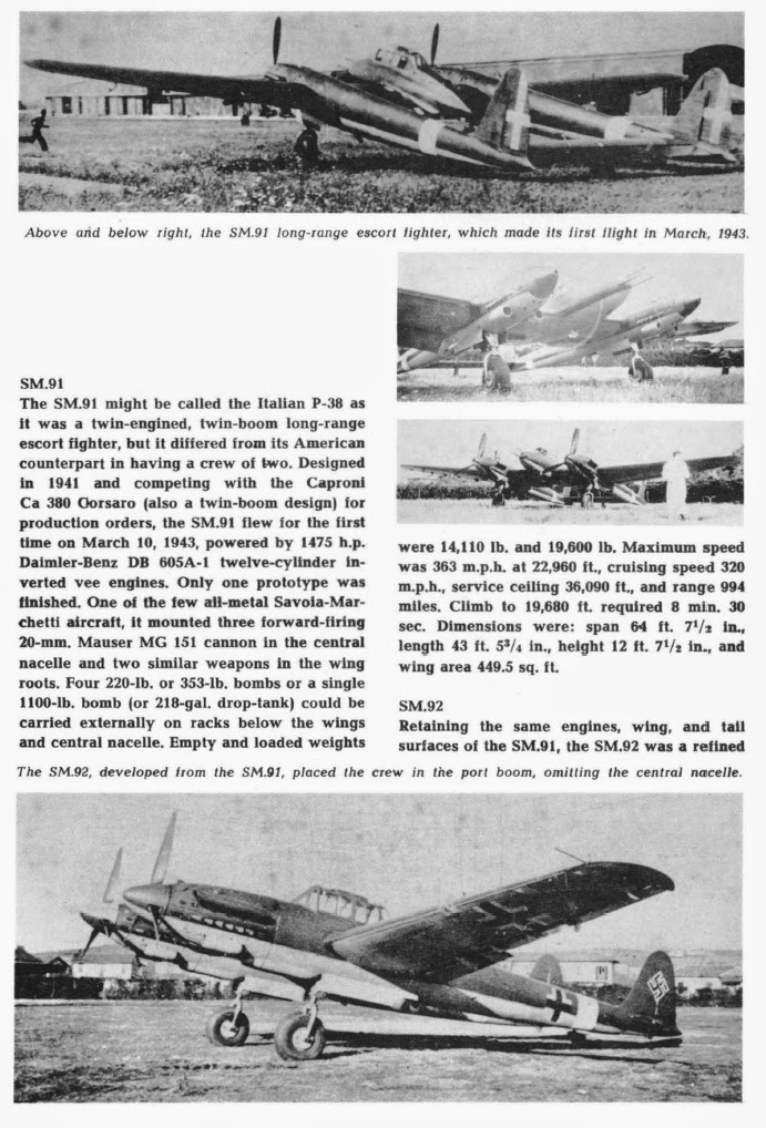 Italian Aircraft of WWII: Savoia-Marchetti SM.92