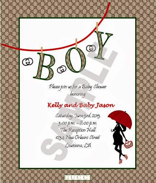 Solutions...Event Design by Kelly: Gucci Inspired Theme Baby Shower ...