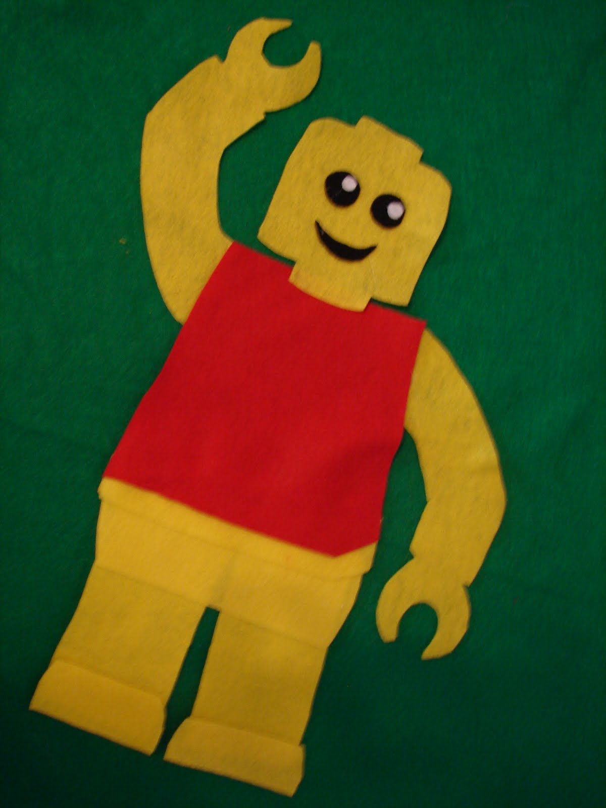 oops.. i did it again. (lego felt mat) - A girl and a glue gun