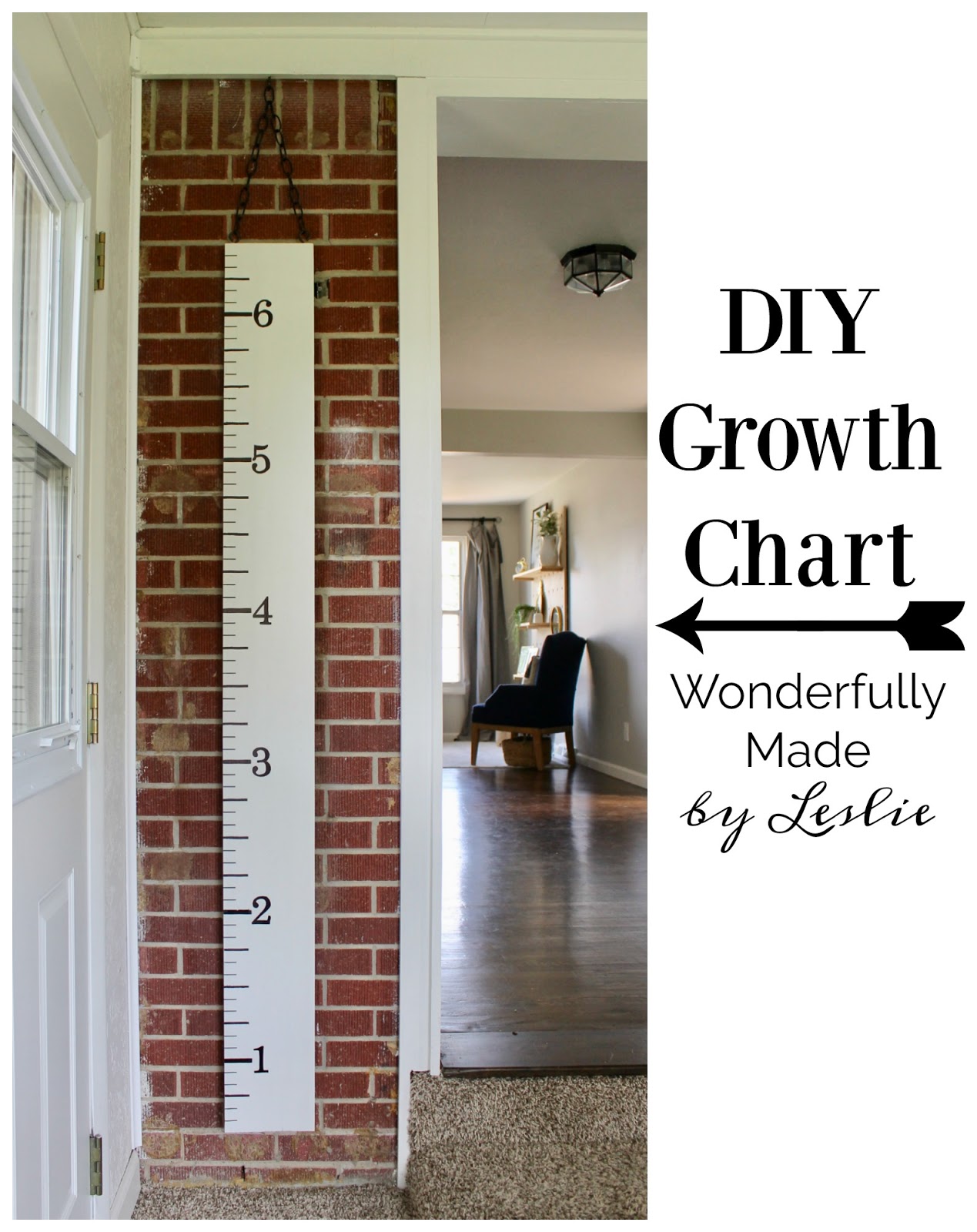 Wonderfully Made: DIY Growth Chart