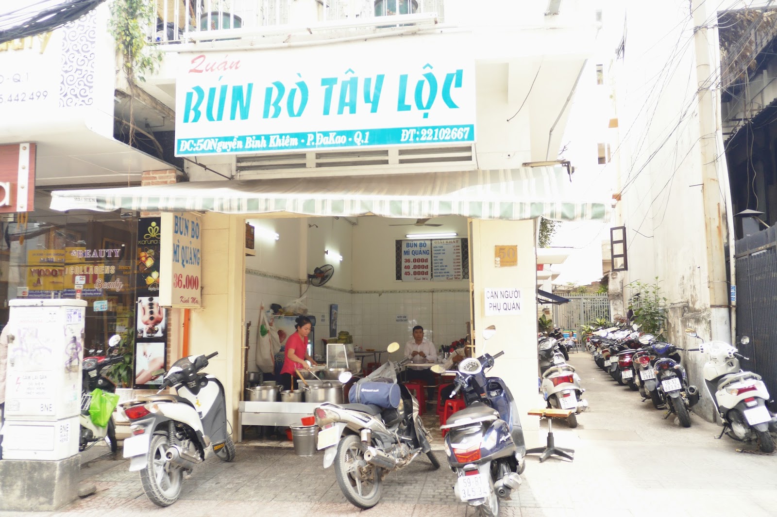 BUN BO TAY LOC『Bun Bo Hue (Vietnamese Beef Noodle Soup)』