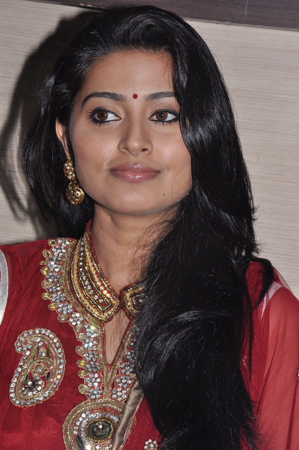 Sneha in Red Churidar @ an Event Photos | Phototadka