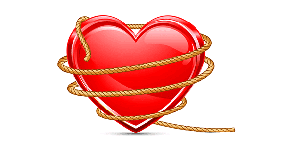 Lassoed Heart | Symbols & Emoticons