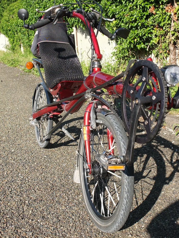 Custom Recumbent Wheels: Shimano dynamo DH-T785 Toxy 36 spokes