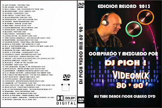 ROKO DVD COVER: VIDEOMIX 80' 90' DJ PICH