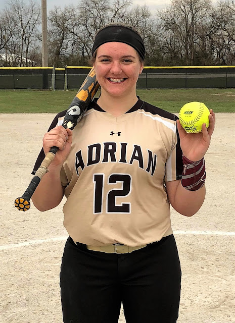 A first for Freshman Kaycee Thompson!