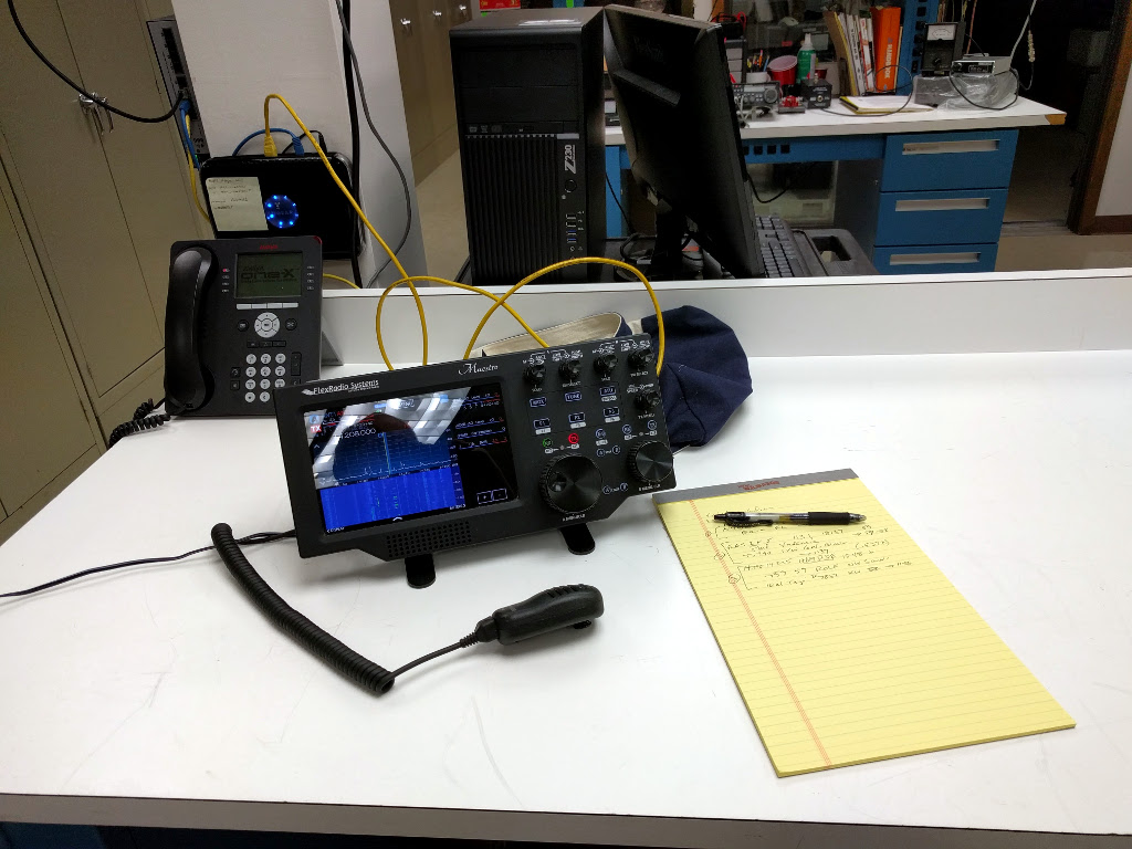AA6E Station Log: Flex Remote @ ARRL HQ