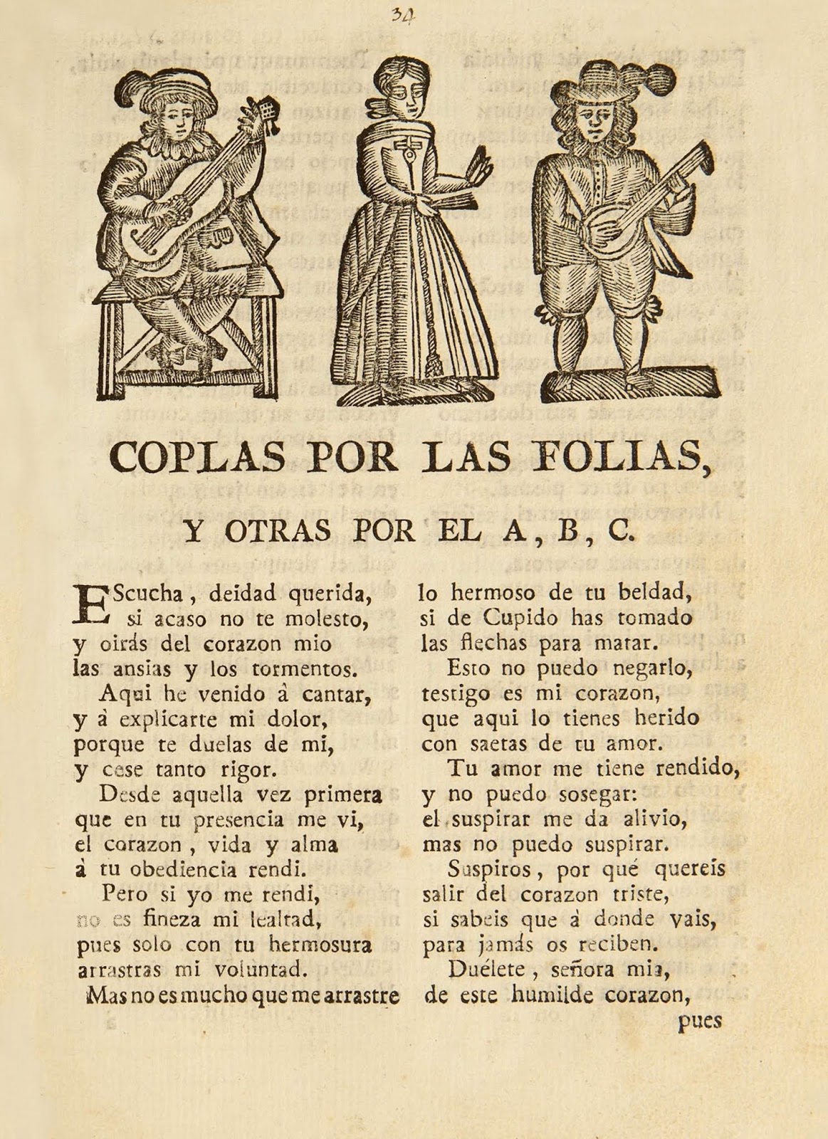 Almanaque: Coplas por folías y otras por el A, B, C. + Folías para ...