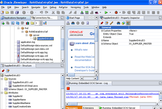 Oracle Application's Blog: How to Create Data Entry Page In OAF