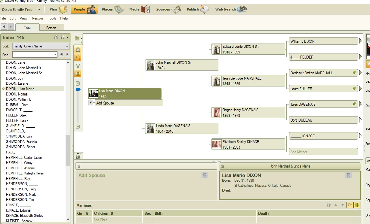 Dixon/Dagenais Family Genealogy Blog: Saturday Night Genealogy Fun ...